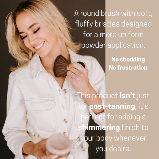 Quick Dry Powder Bundle - Powder & Brush Set