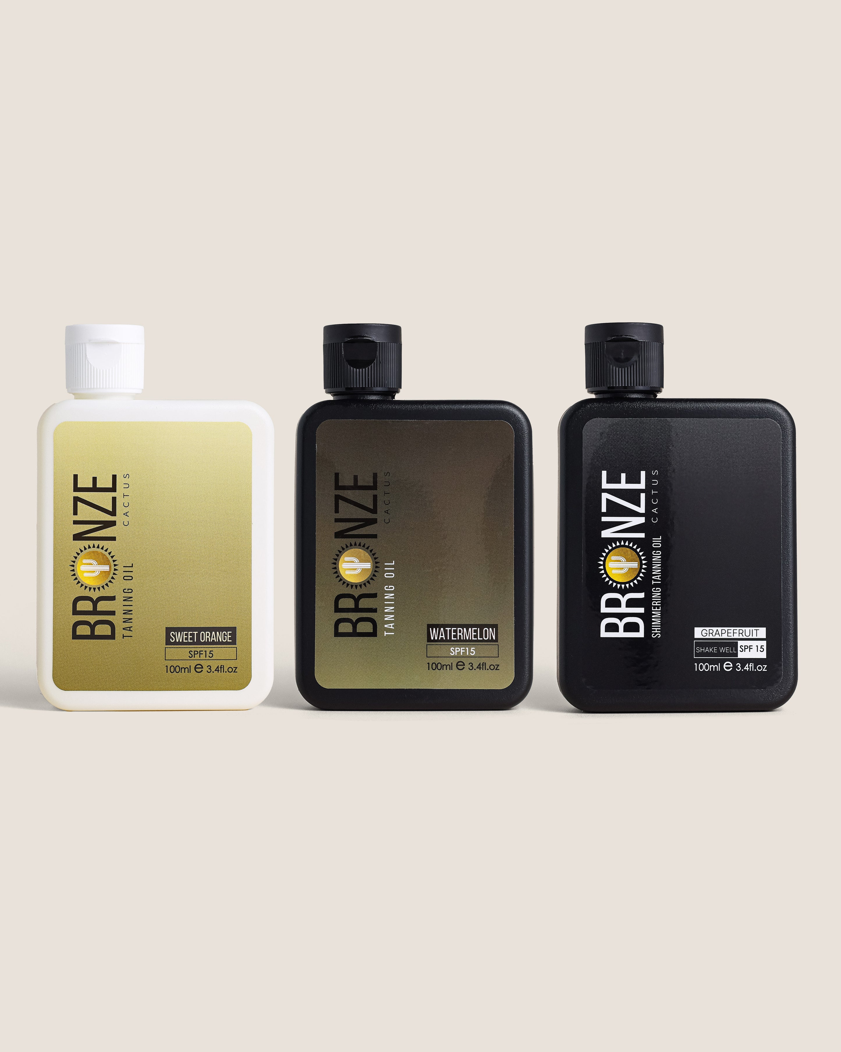 Fruity Tanning Oil Trio - SPF15 Collection